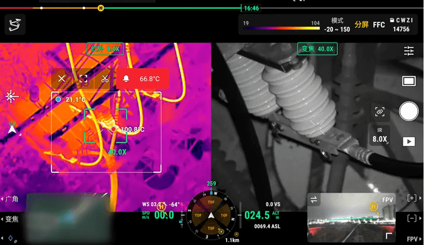 禅思 H30T 实测，多个升级点为电网巡检提供全新解决方案_新闻报道_DJI大疆行业应用